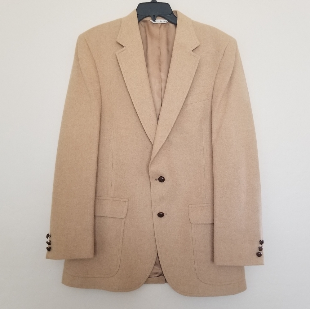 Norm Thompson Blazer Jacket 100% Camel Hair - Gem